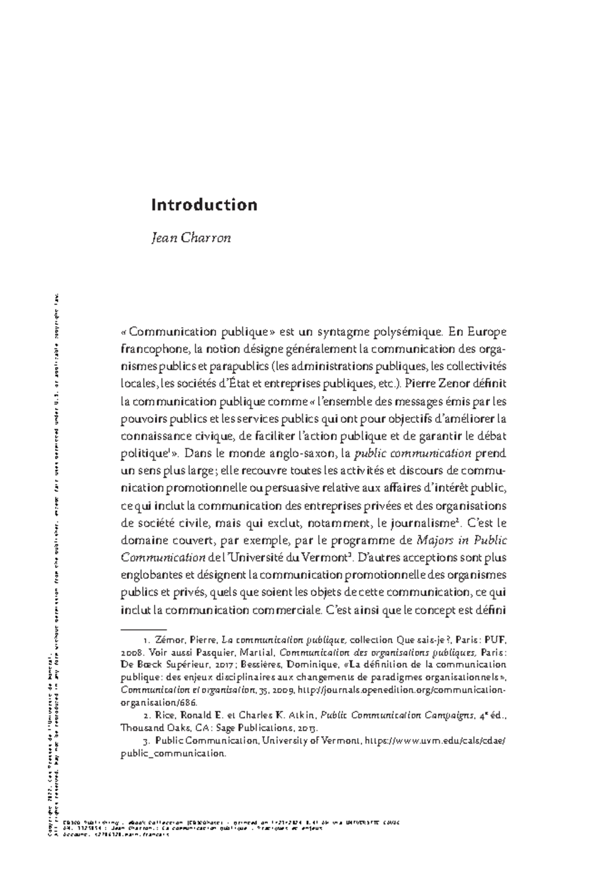Jean-Charron-Introduction - Introduction Jean Charron « Communication ...
