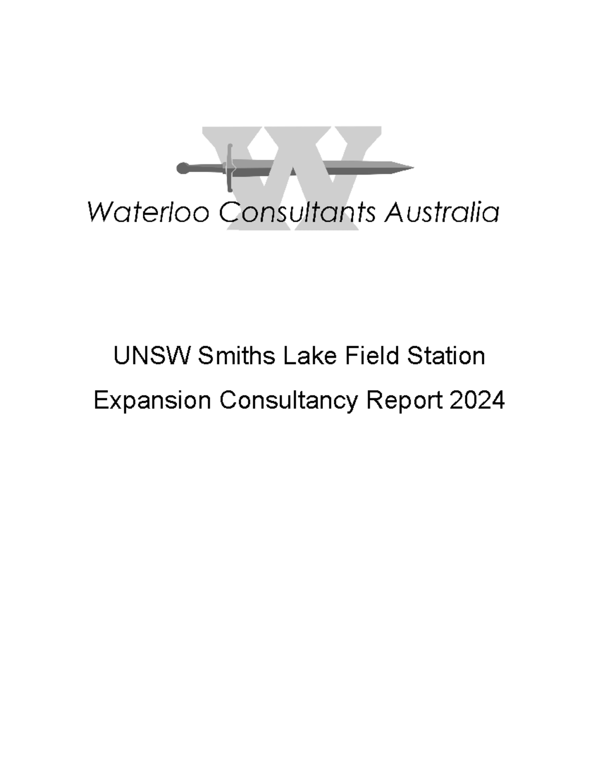Major report - UNSW Smiths Lake Field Station Expansion Consultancy ...