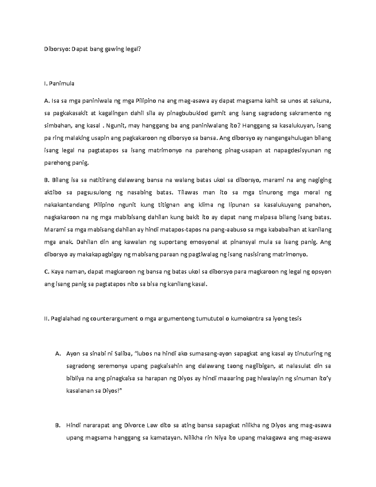 Ky 020308 [383] - ttfwafsfawfsafwfa - Diborsyo: Dapat bang gawing legal ...