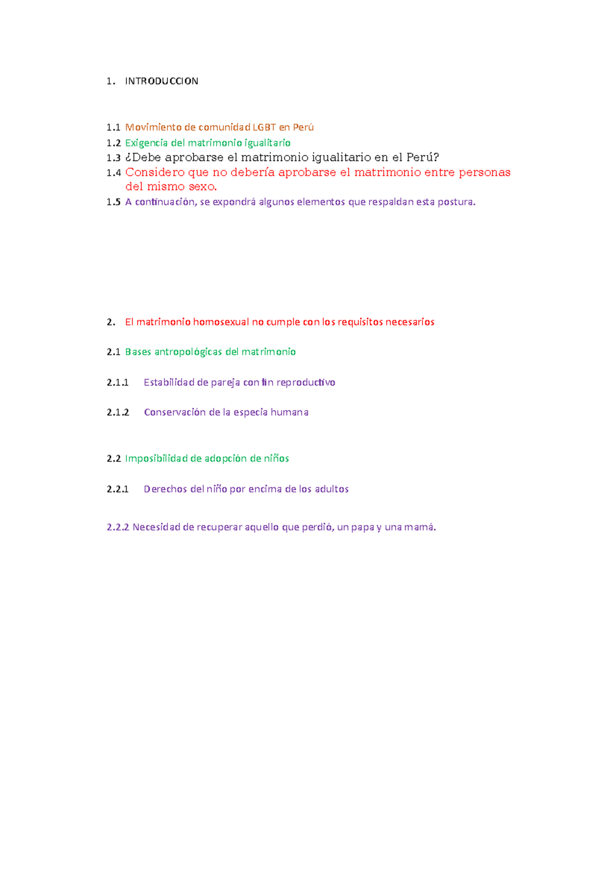 Bryan Rivas esquemas (introduccion,argumento 1,argumento 2, cierre) - 1 ...