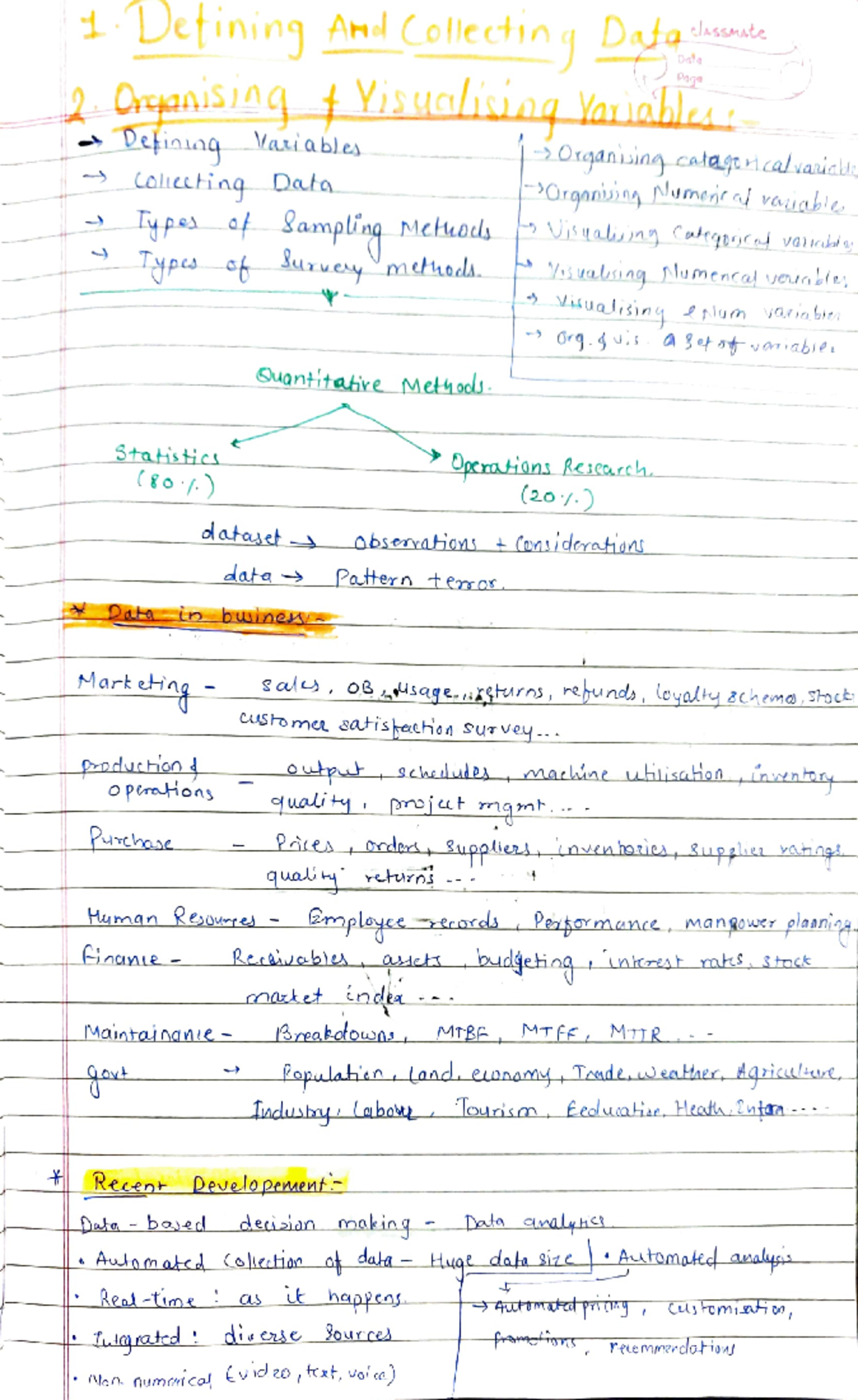 QM Module 1&2 - Full Data visualization notes - Detining And Colle cin ...