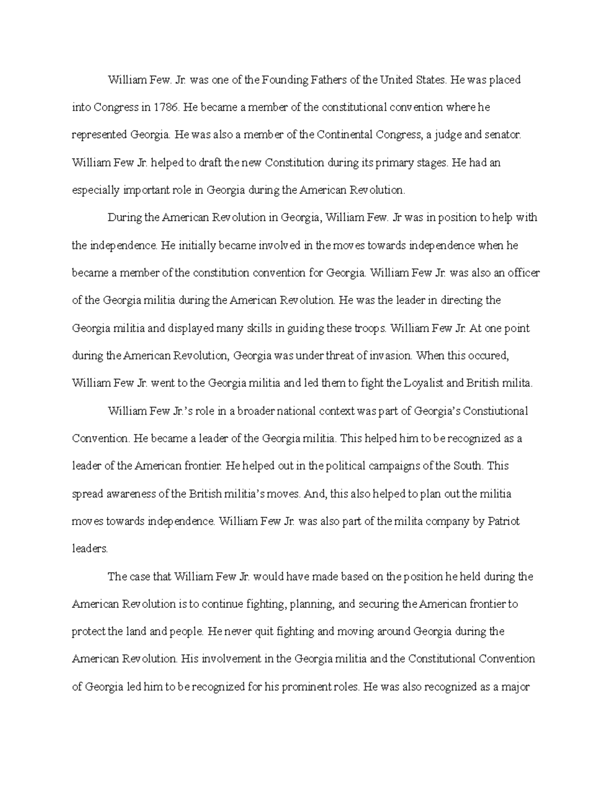 Political careers - Unit 1 assignment. Not for plagiarism purposes ...