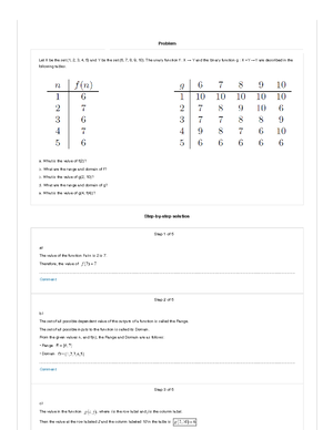 Solution for chapter 1 - Problem Write formal descriptions of the following sets. a. The set ...