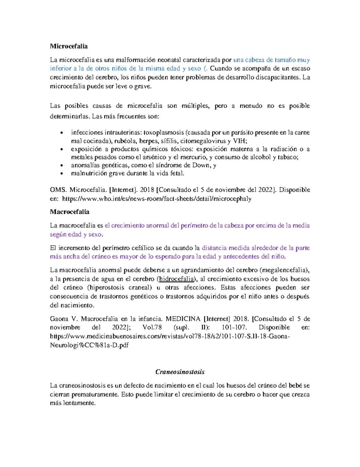 Tipos de cráneo - Microcefalia La microcefalia es una malformación ...