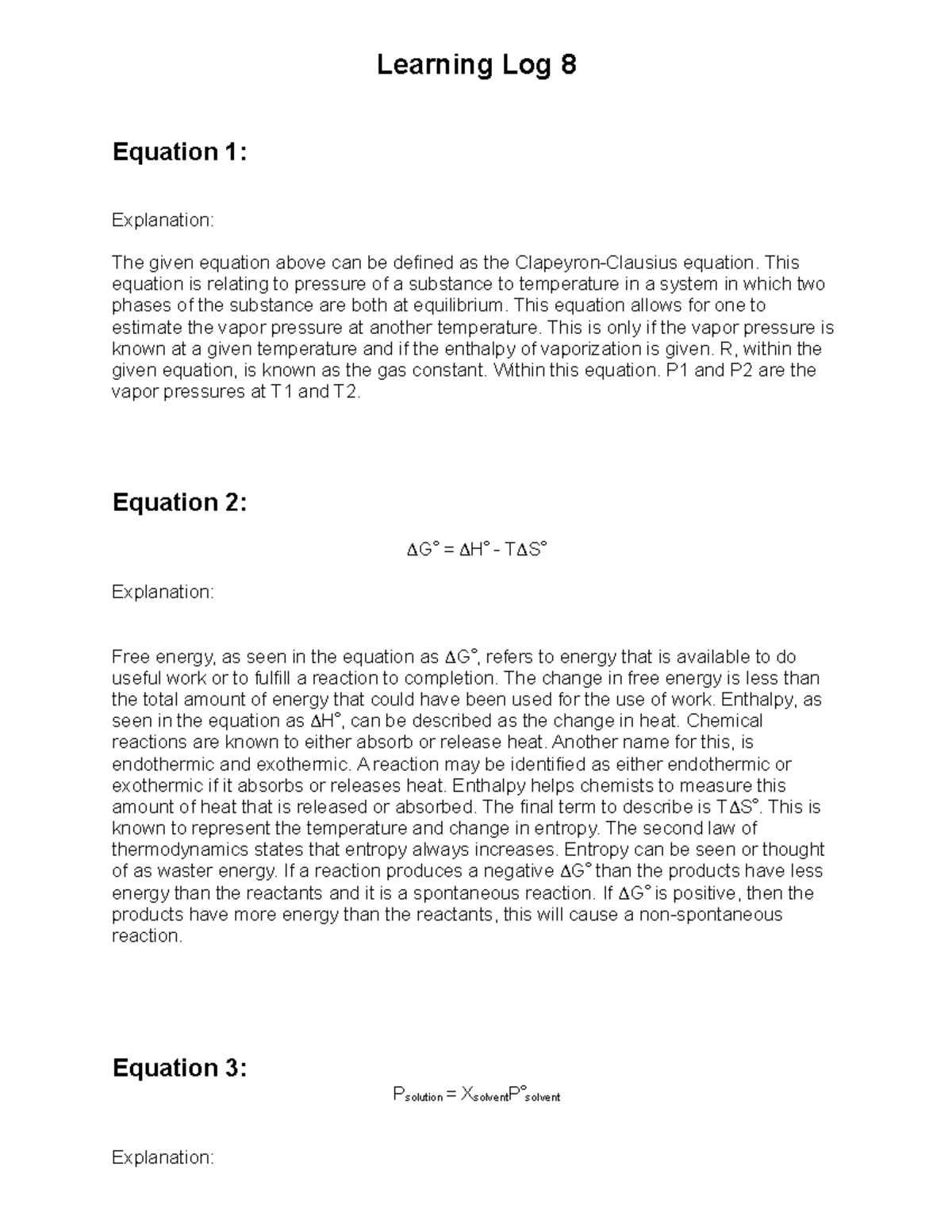 Learning Log For Chem Learning Log 8 Equation 1 Explanation The learning-log-for-chem-learning-log-8-equation-1-explanation-the
