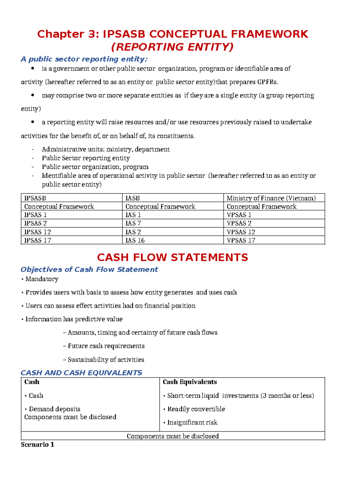 Chapter 3 - SA - Chapter 3: IPSASB CONCEPTUAL FRAMEWORK (REPORTING ENTITY) A public sector ...
