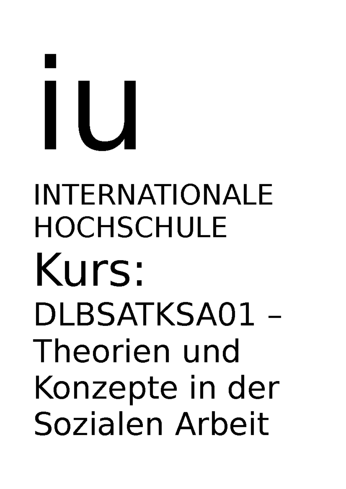 Workbook zum Modul Psychologie - iu INTERNATIONALE HOCHSCHULE Kurs ...