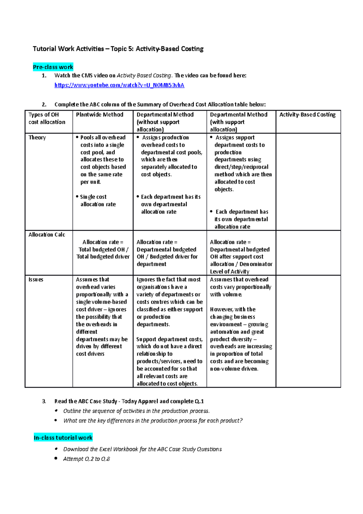 CMS Tutorial 5 Tutorial Activties - Tutorial Work Activities – Topic 5 ...
