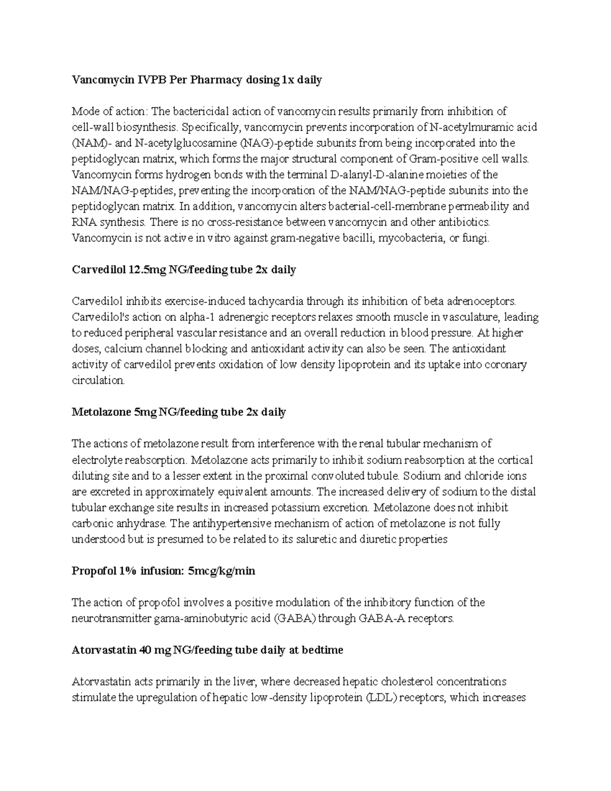 Vancomycin IVPB Per Pharmacy dosing 1x daily - Specifically, vancomycin ...