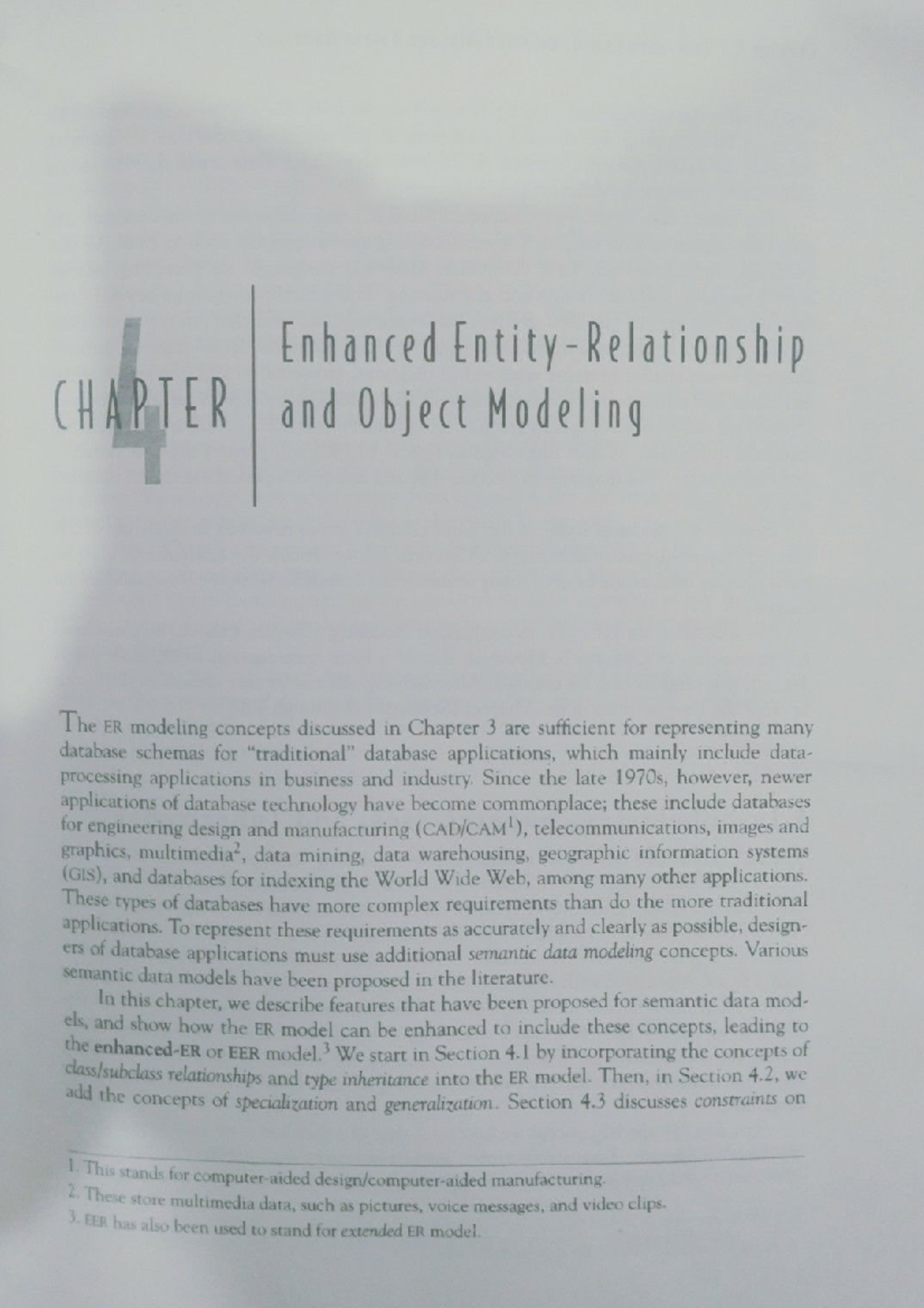 Enhanced entity-relationship and object modeling - Computer Science ...