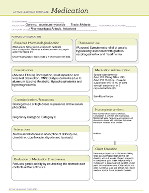 D5 Hypertonic - Med Cards - STUDENT NAME: MEDICATION NAME: Dextrose 5% ...
