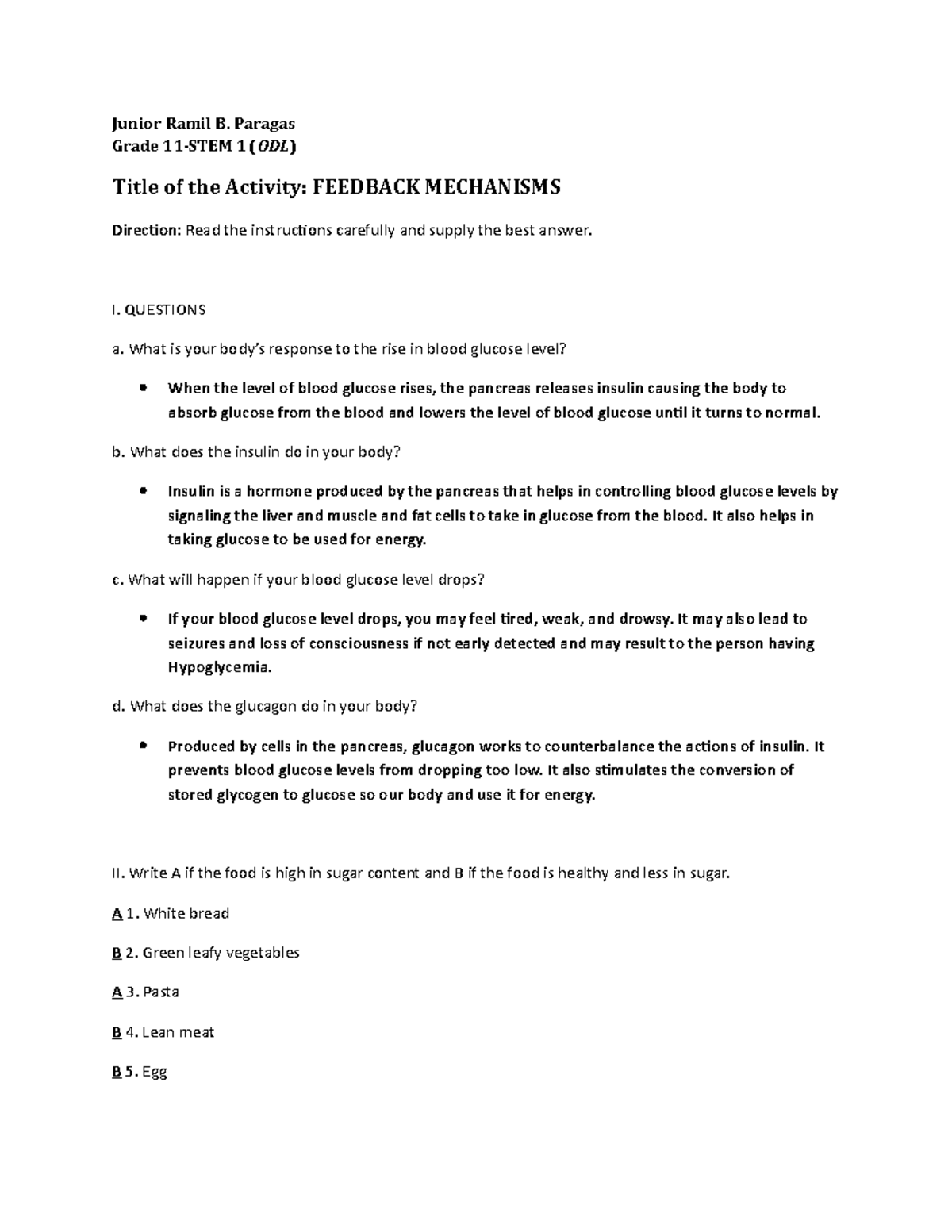Feedback Mechanisms Lingayen, Pangasinan Philippines - Junior Ramil B ...