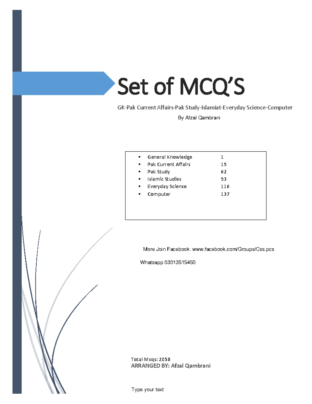 Mcqs For All Exam Mcqs Warning Tt Undefined Function 32 Warning Tt Undefined Function