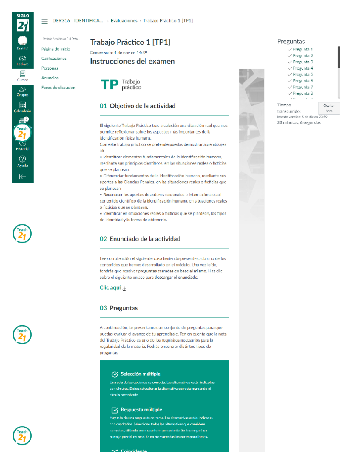 IFH TP1 98 - TP1 - Identificación Física Humana - Studocu