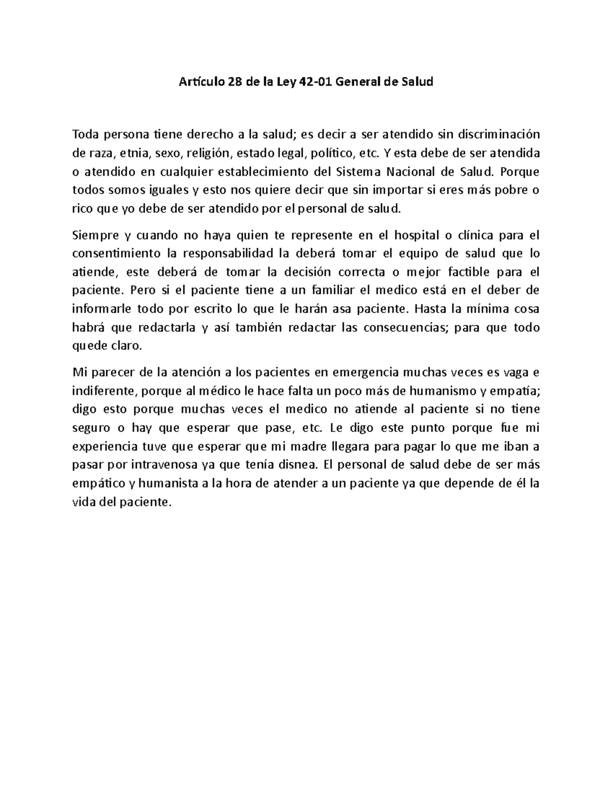Artículo 28 de la Ley 42 - Material de repaso - Artículo 28 de la Ley ...