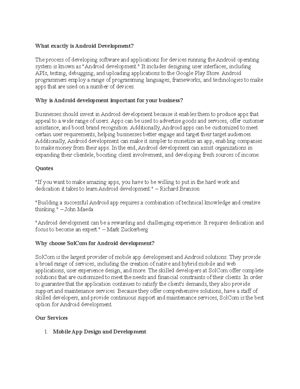 What is Android Development - What exactly is Android Development? The ...