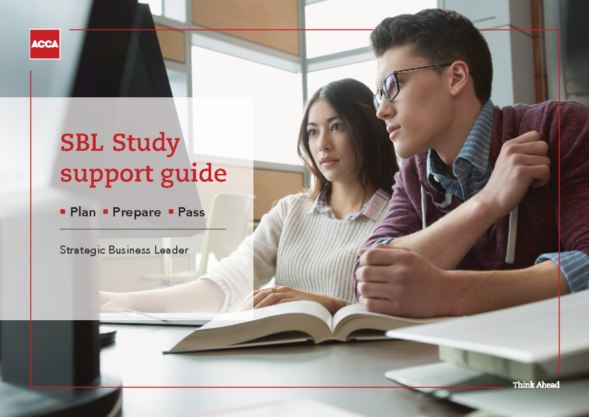 2019 update SBL study support guide v2 - SBL Study support guide Strategic Business Leader n ...