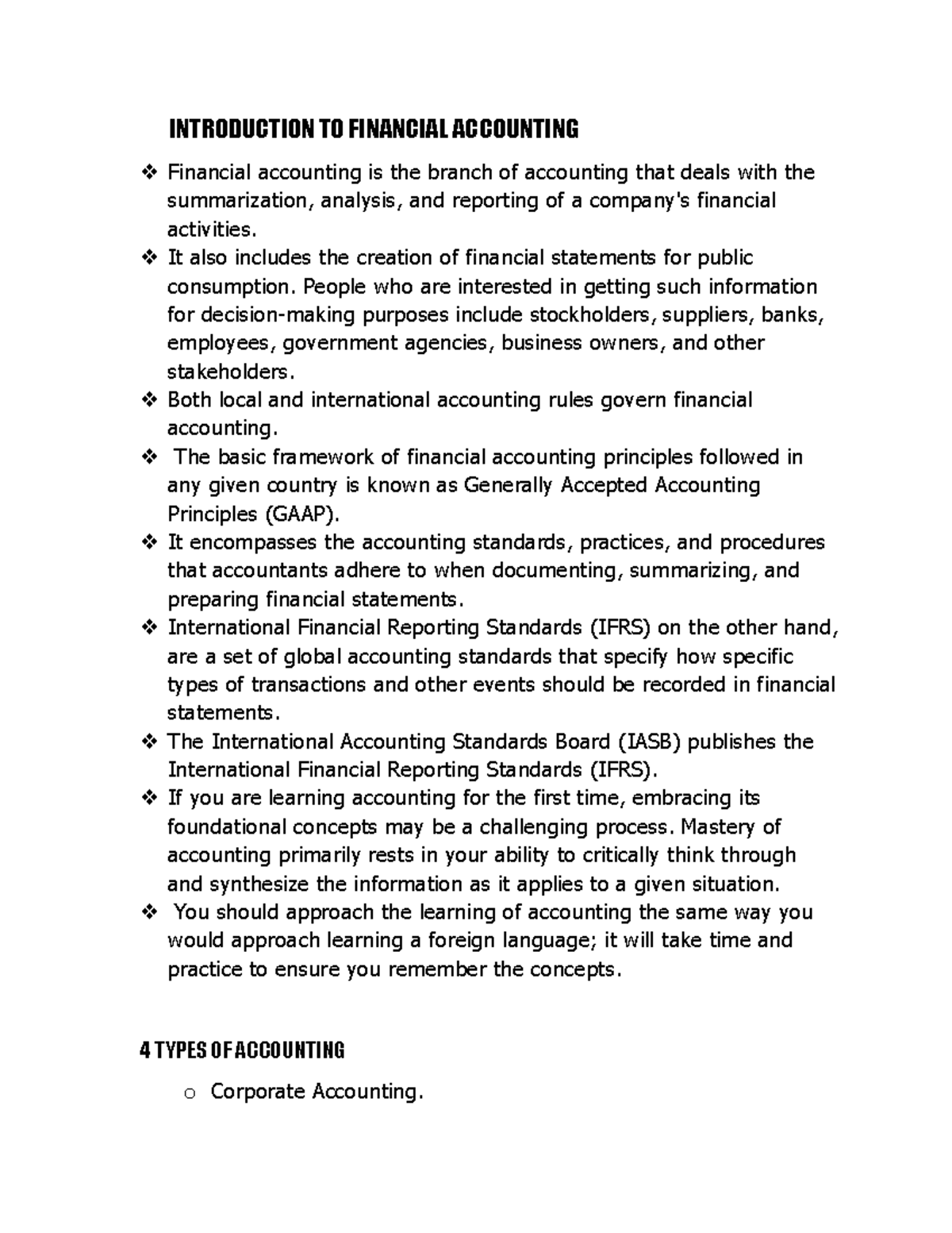 Introduction to Financial Accounting - INTRODUCTION TO FINANCIAL ...