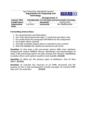 How to write a Design Report - The report has three sections. The first ...