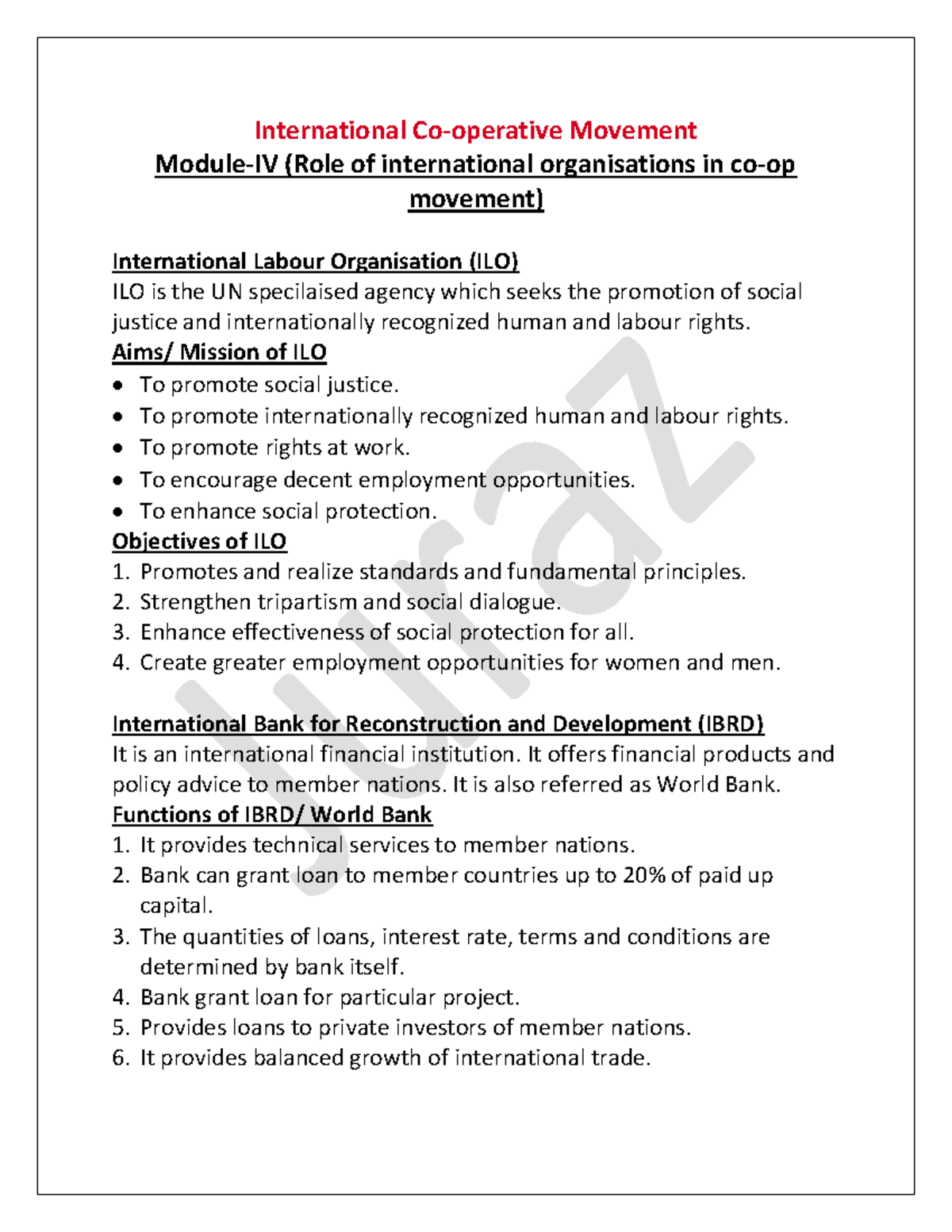 International Co-op Move- Module IV- (B. COM ) - Bachelor of commerce ...