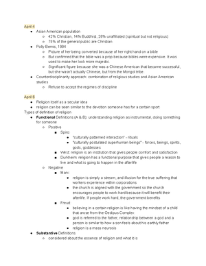 ASAM 71 Final Study Guide - Japanese American Religion Ethnogenesis ...