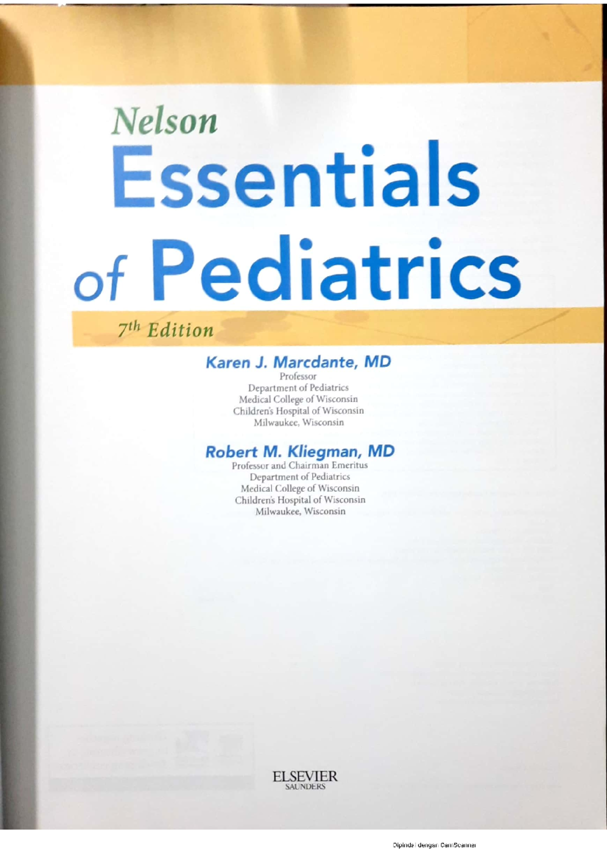 Nelson Essentials of Pediatrics - BS in Accountancy - Studocu