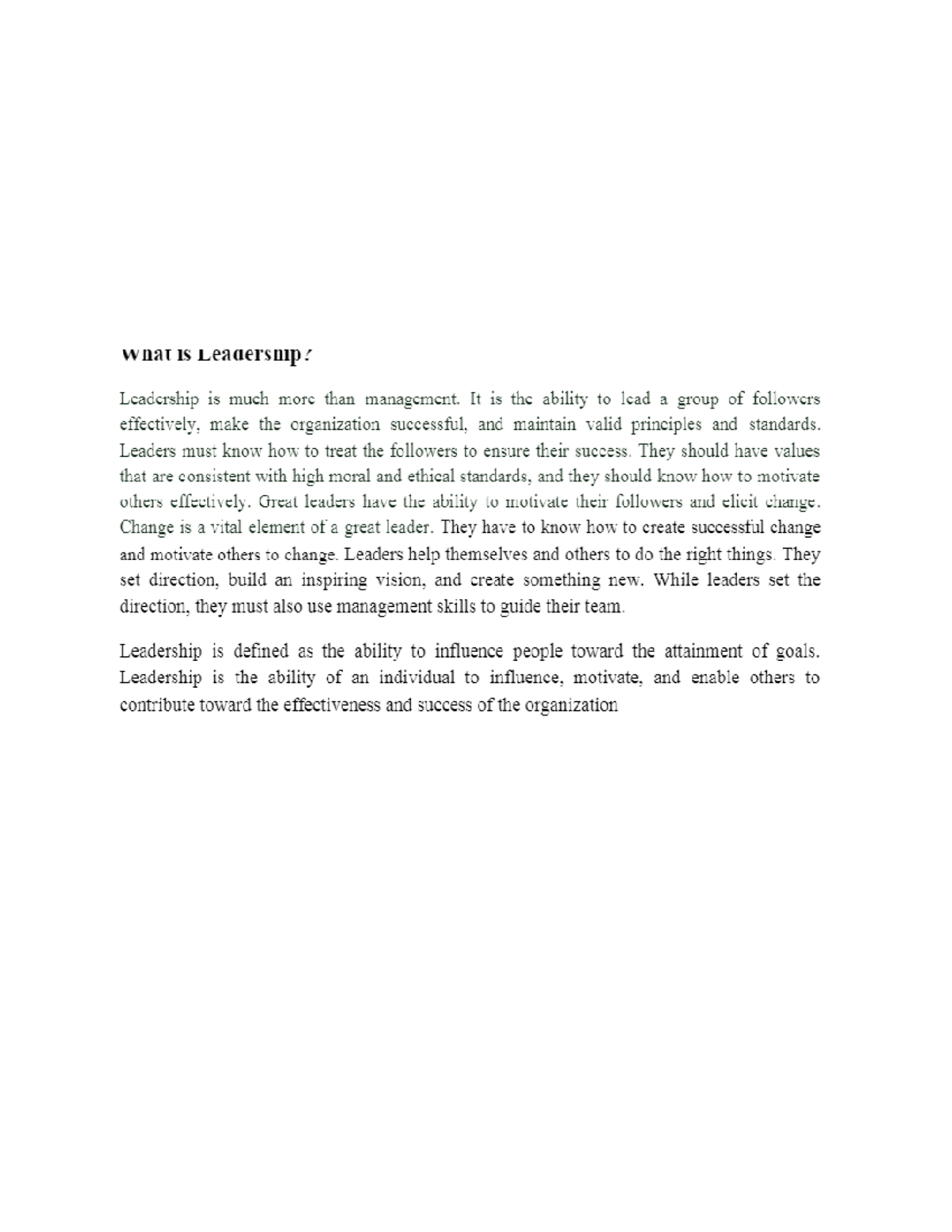 Leadership Notes 2022 Leadership Qulities and how to become a good ...