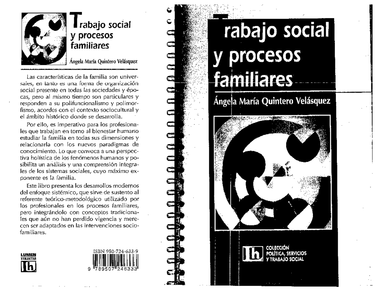 Trabajo Social y procesos familiares (Ángela María Quintero Valásquez ...