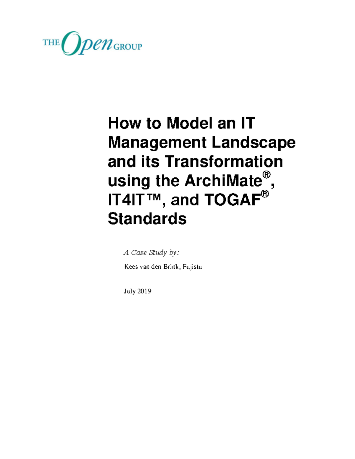 Case study - How to model an IT management landscape - How to Model an ...