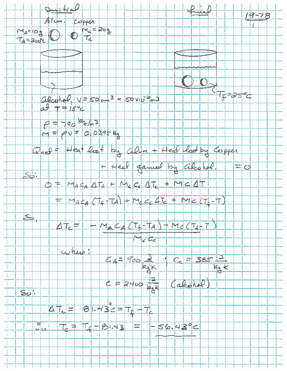 19-78 - You'll find the easiest way to solve the hardest Thermodynamics ...