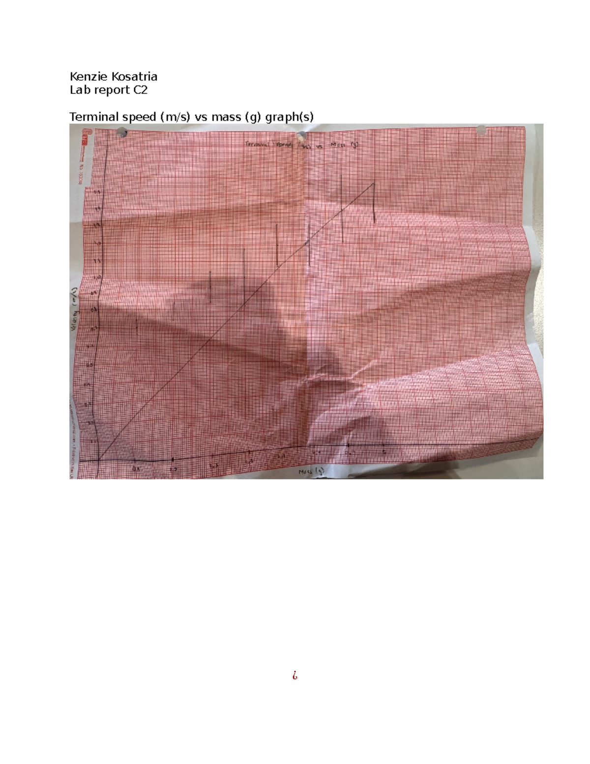 C2 lab report - Don't copy it but use as an example - PHYS 121 - Kenzie ...