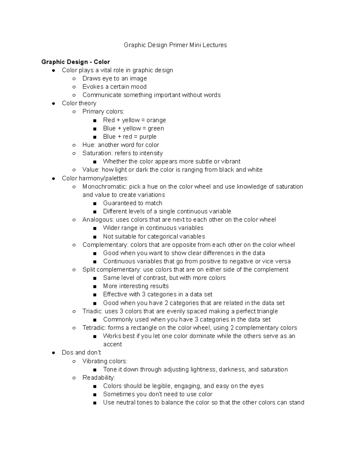 Graphic Design Primer Mini Lectures - Graphic Design Primer Mini ...