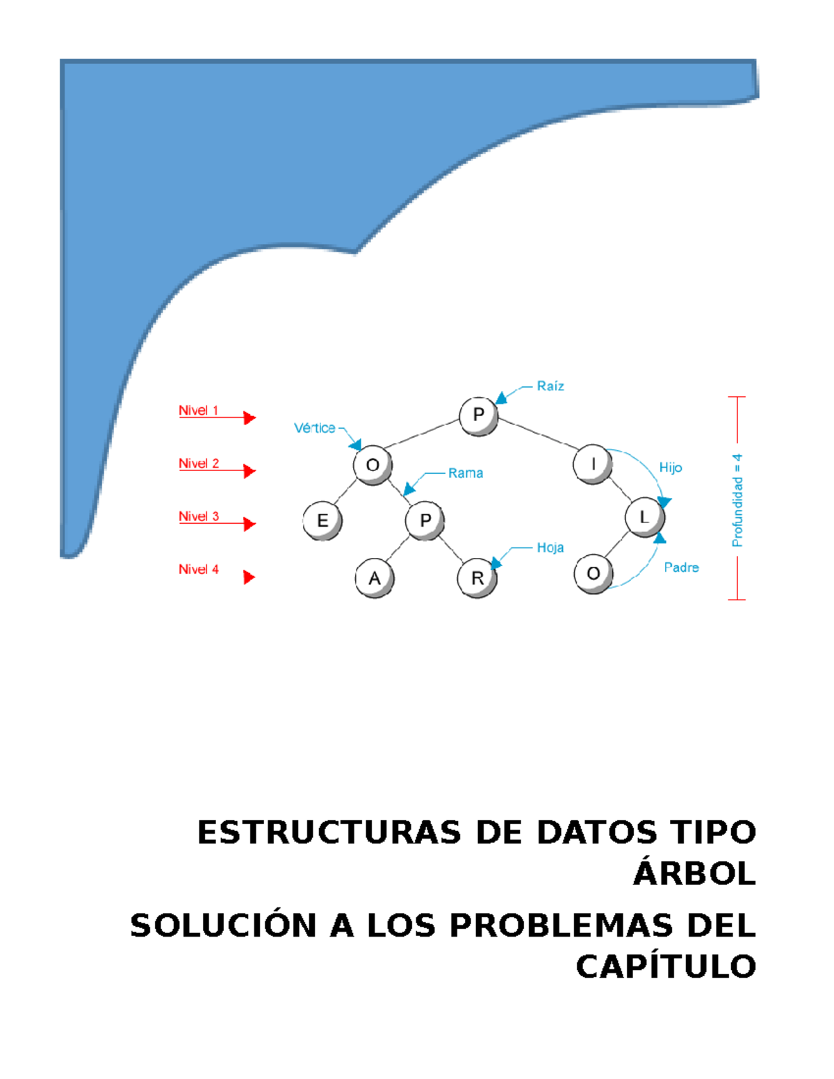 Soluciones Práctica de Árboles - ESTRUCTURAS DE DATOS TIPO ÁRBOL ...