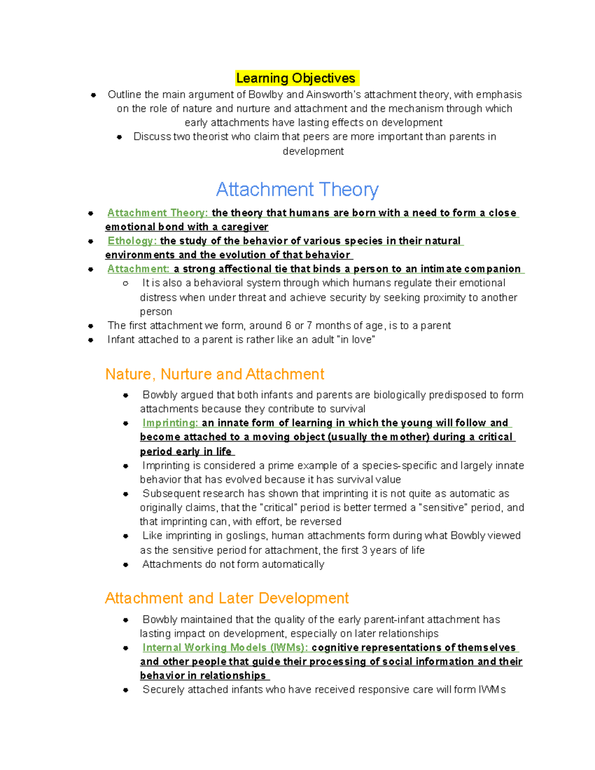 13.2 Perspectives on Relationships - Learning Objectives Outline the ...