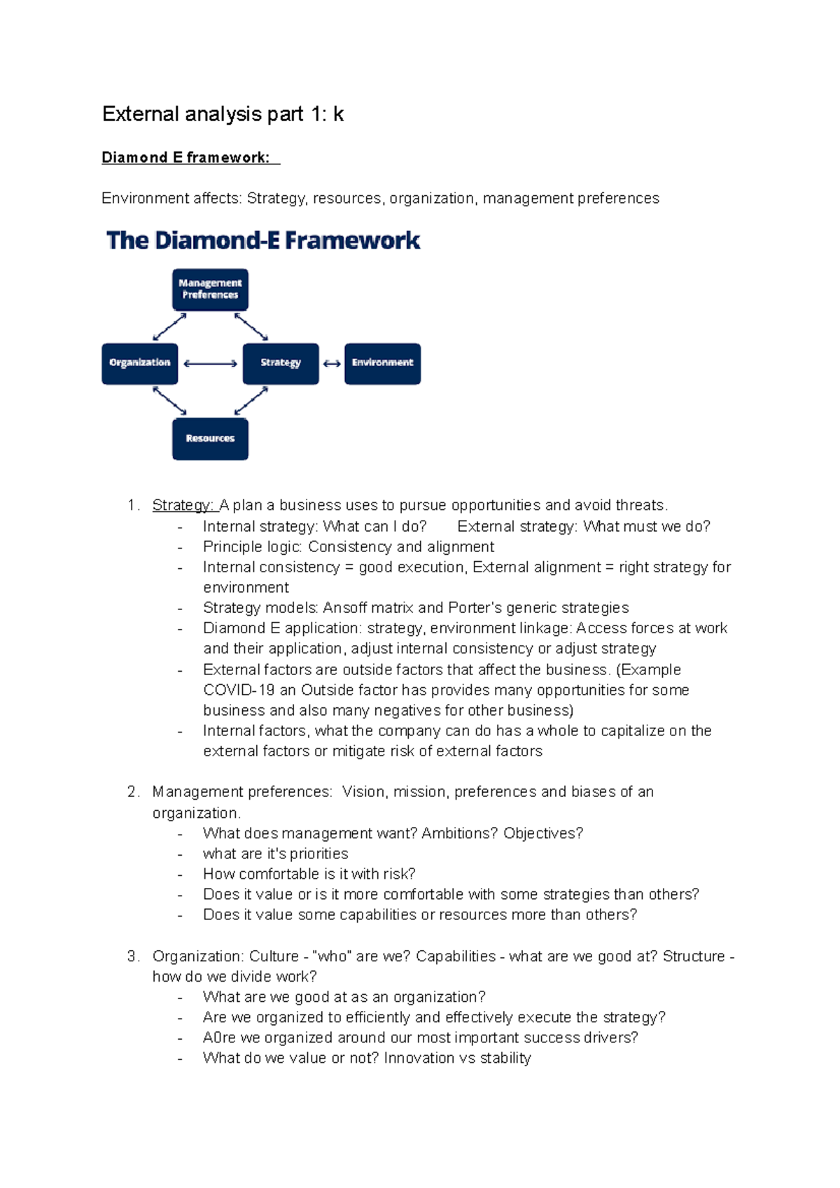 BU111 notes - External analysis part 1: k Diamond E framework ...