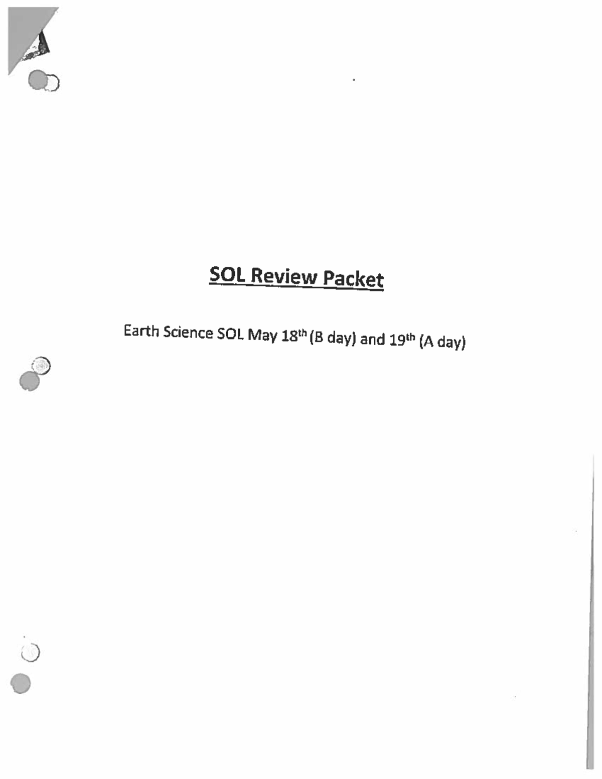 SOL+Review+Packet+-+Answer+Key - Studocu