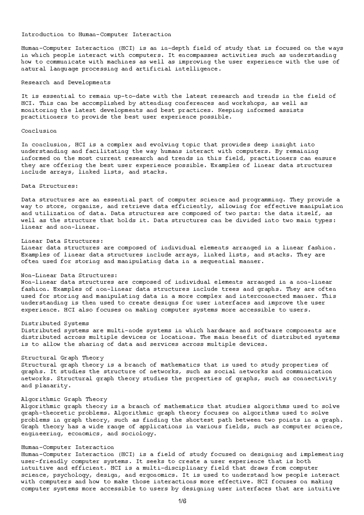 Computer Science 2 - Lectures - Introduction to Human-Computer ...