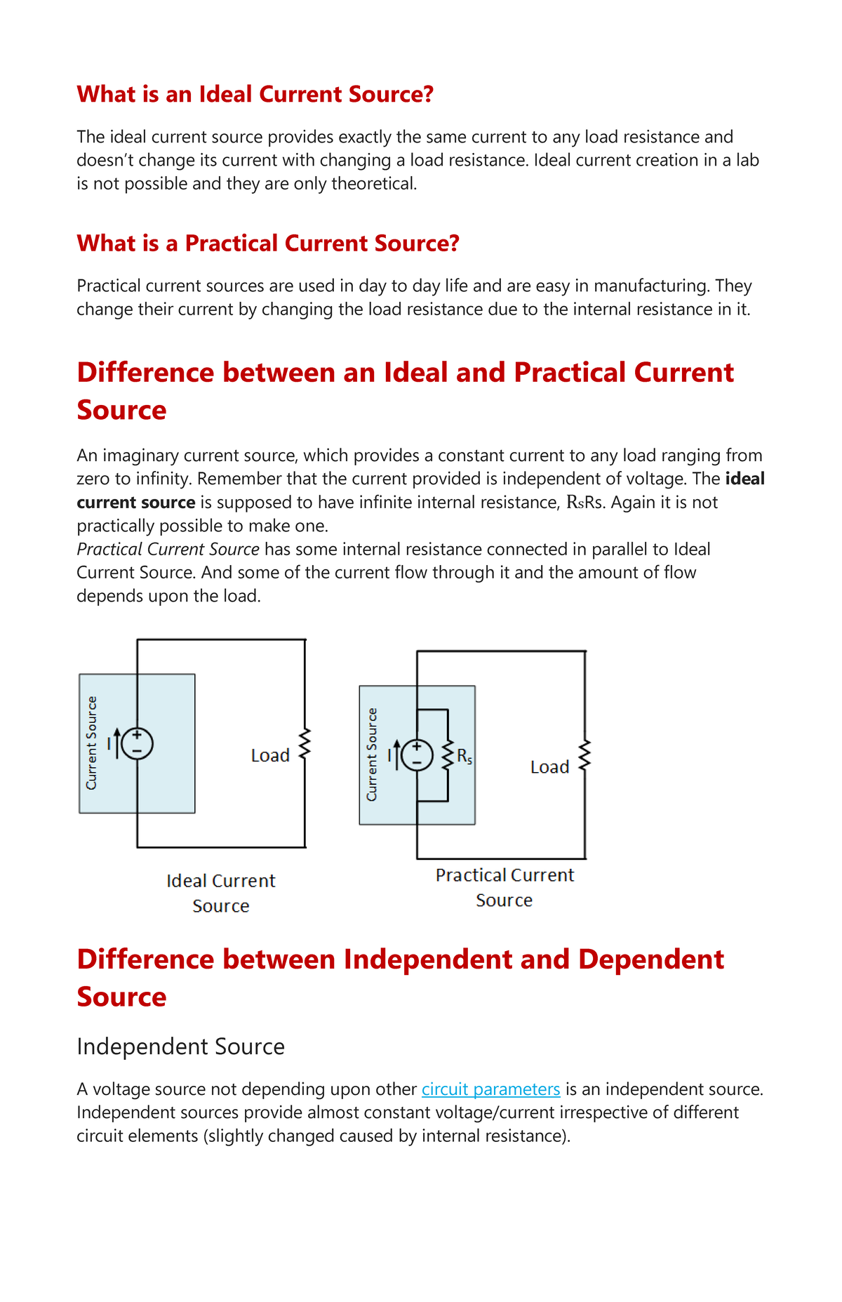 Electronics viva - hhiigi - ####### What is an Ideal Current Source ...