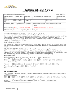 Practicum Journal at clinical - NURS 3313 - KSU - Studocu