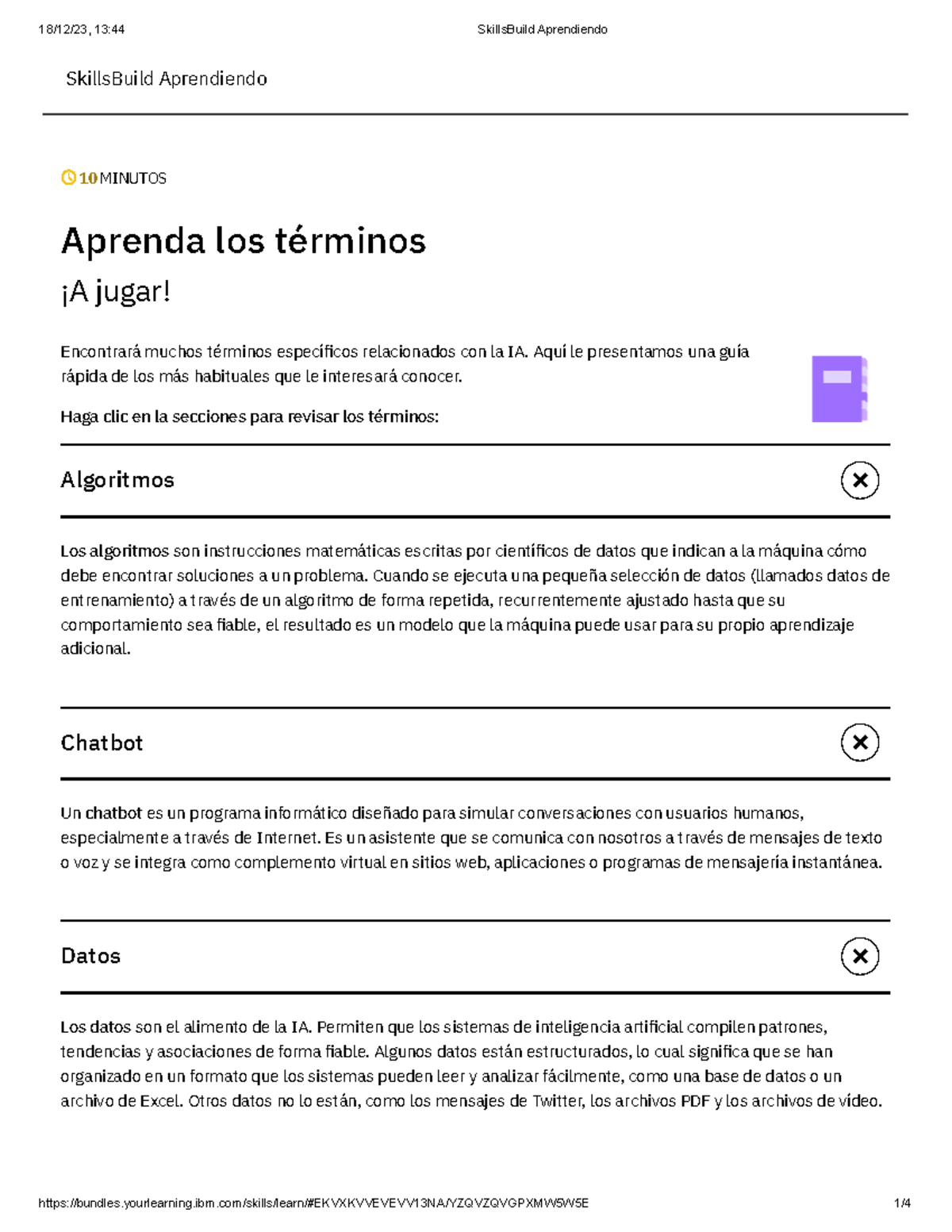 Terminos IA - Encontrará muchos términos específicos relacionados con ...