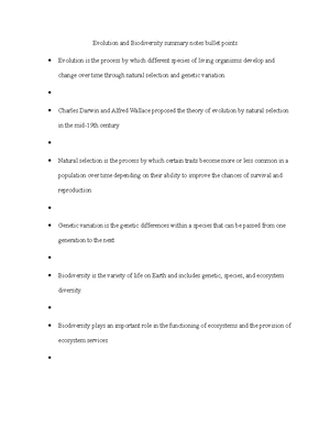 General Biology Final Exam Study Guide - GENERAL BIOLOGY I / REVIEW ...