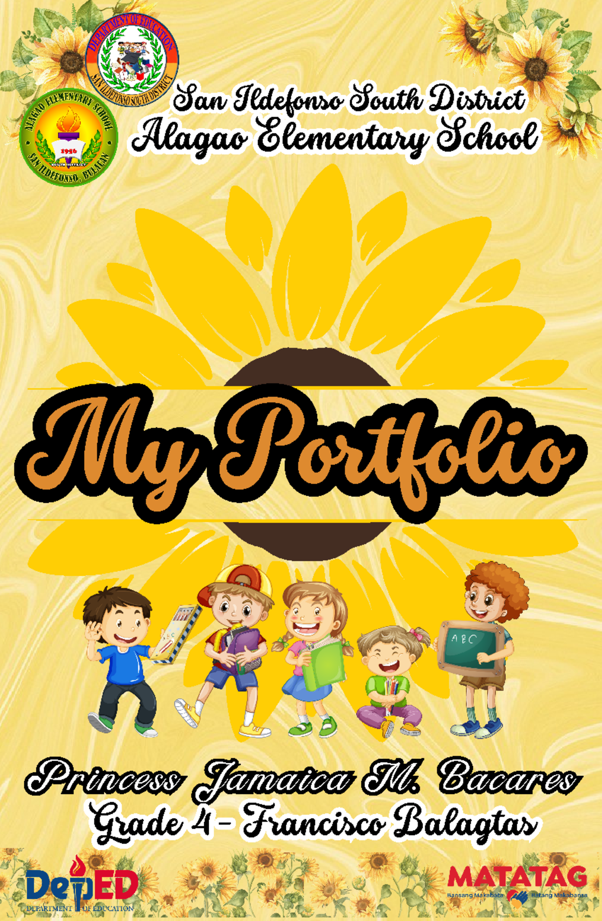 Portfolio - Porfolio frontcover - My PortfolioMy Portfolio Alagao ...