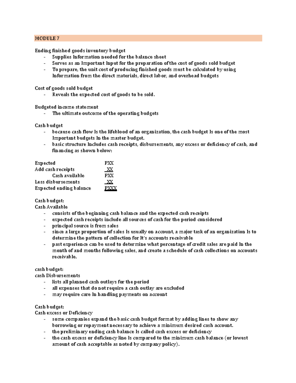 Module 7 ACC 118 - lectures and summaries for ACC 118 Strategic ...