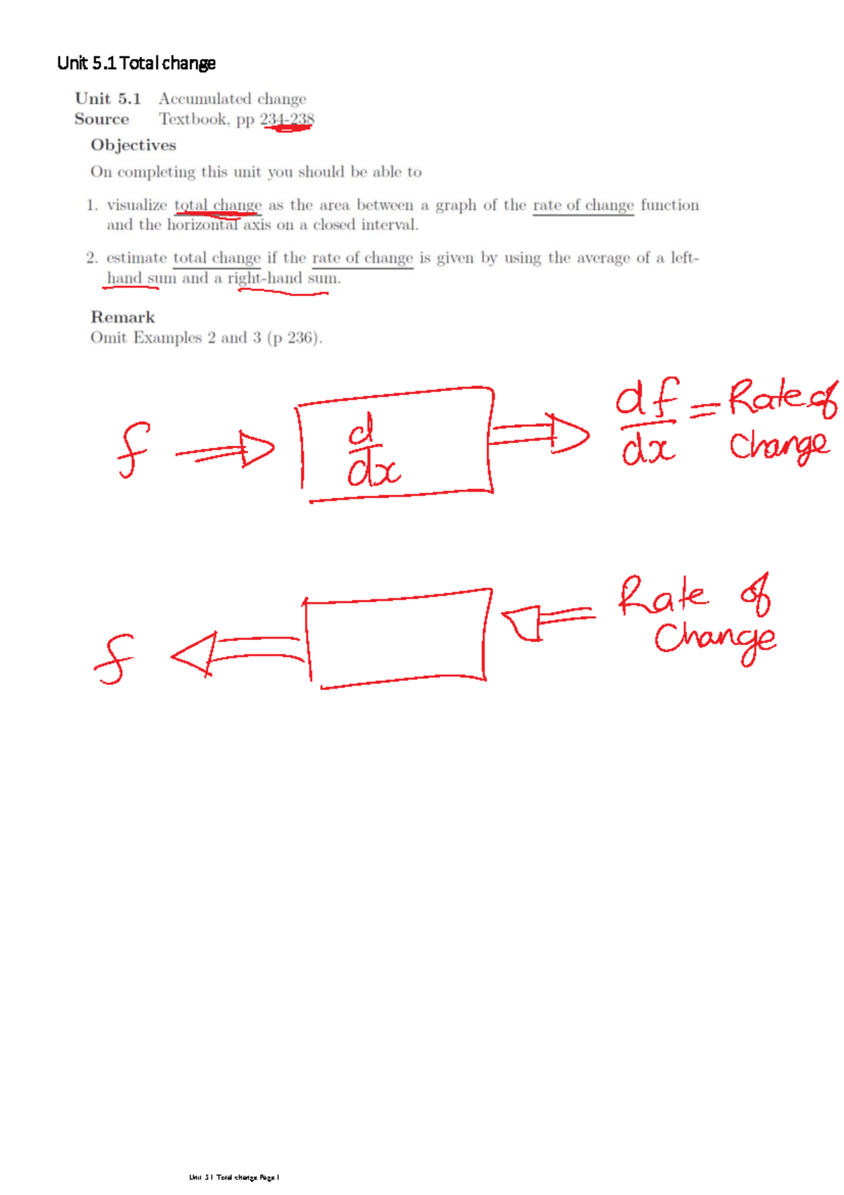 Unit 5.1 Total change with annotation - WTW 134 - Unit 5 Total change ...