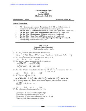 SQP 2021 Class 10 CBSE Science - Sample Question Paper 2020- Class X ...