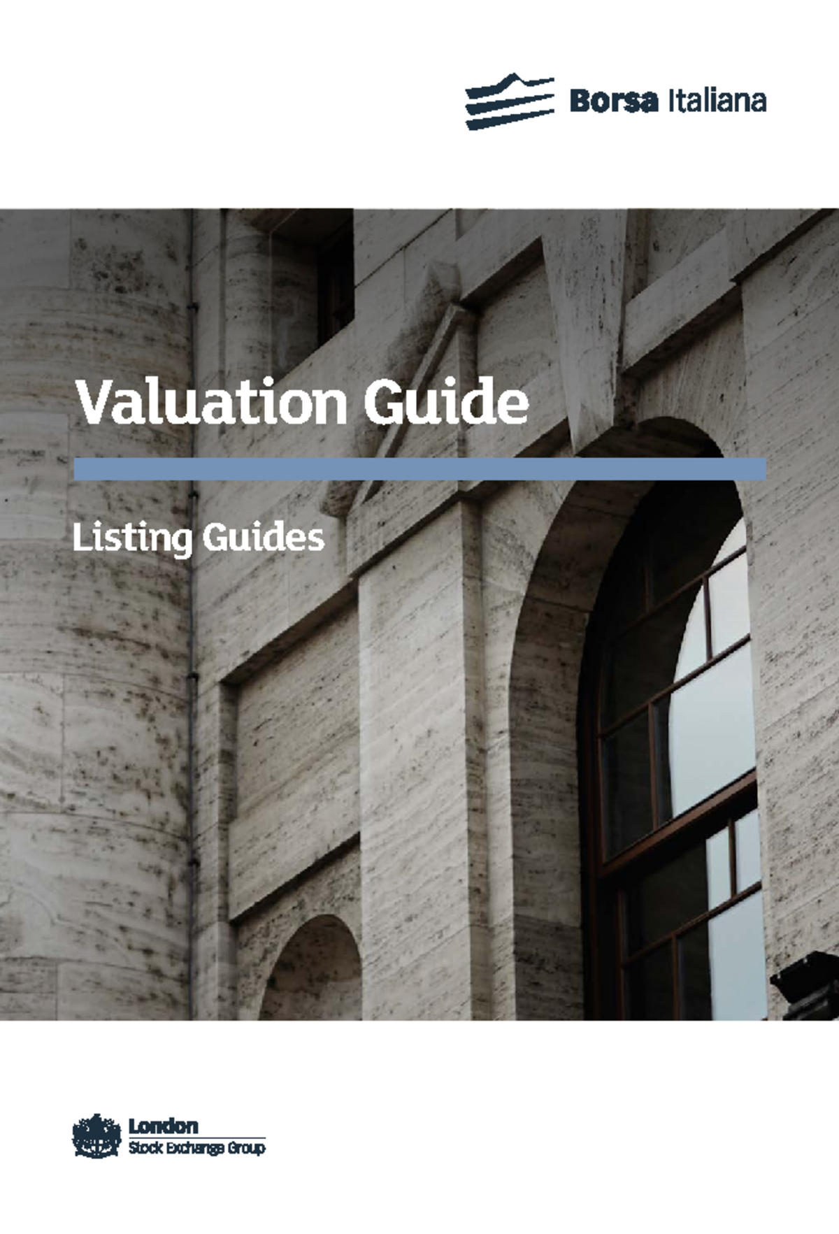 Valuation examples - Valuation Guide Listing Guides The following ...