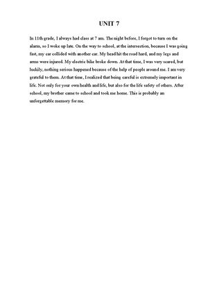 UNIT 1 - Vocabulary Task 1 Task 2 Task 3 1-e 2-g 3-b 4-I 5-a 6-d 7-h 8-j 9-c 10-f Task 4 1-b 2-a ...