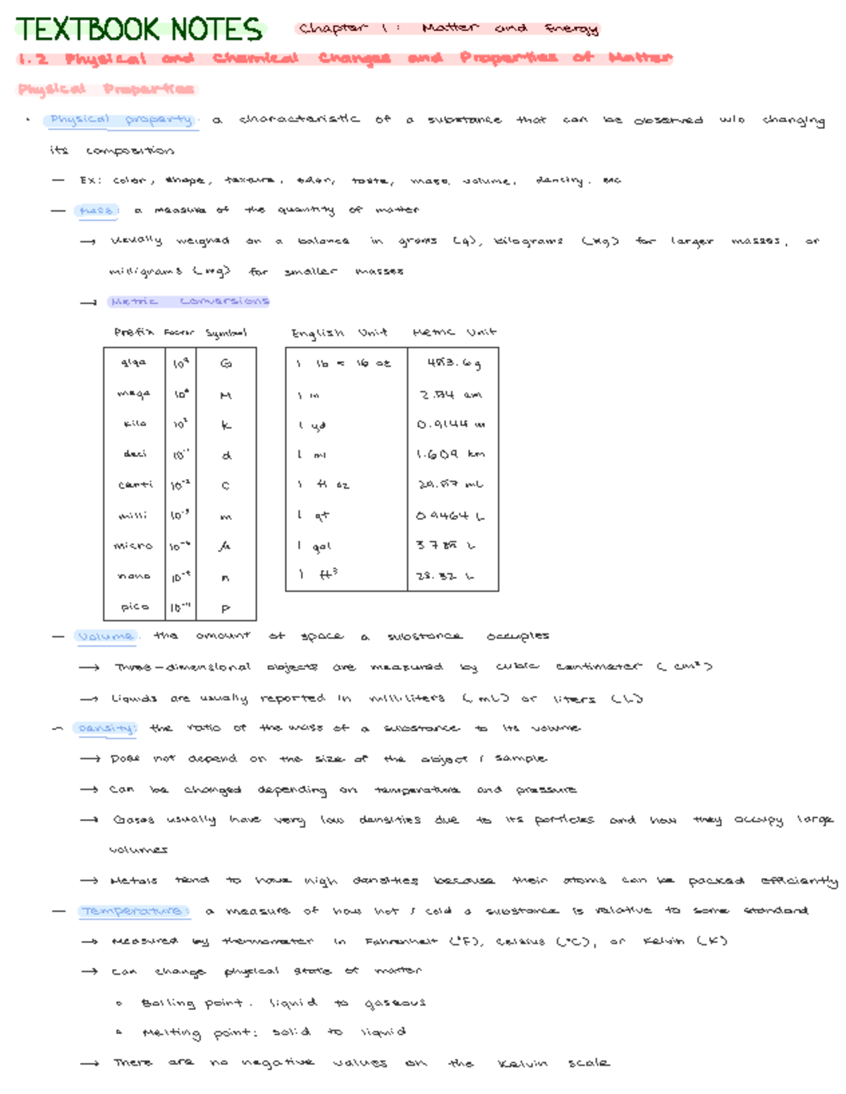 Chapter 1.2 Physical and Chemical Changes and Properties of Matter ...