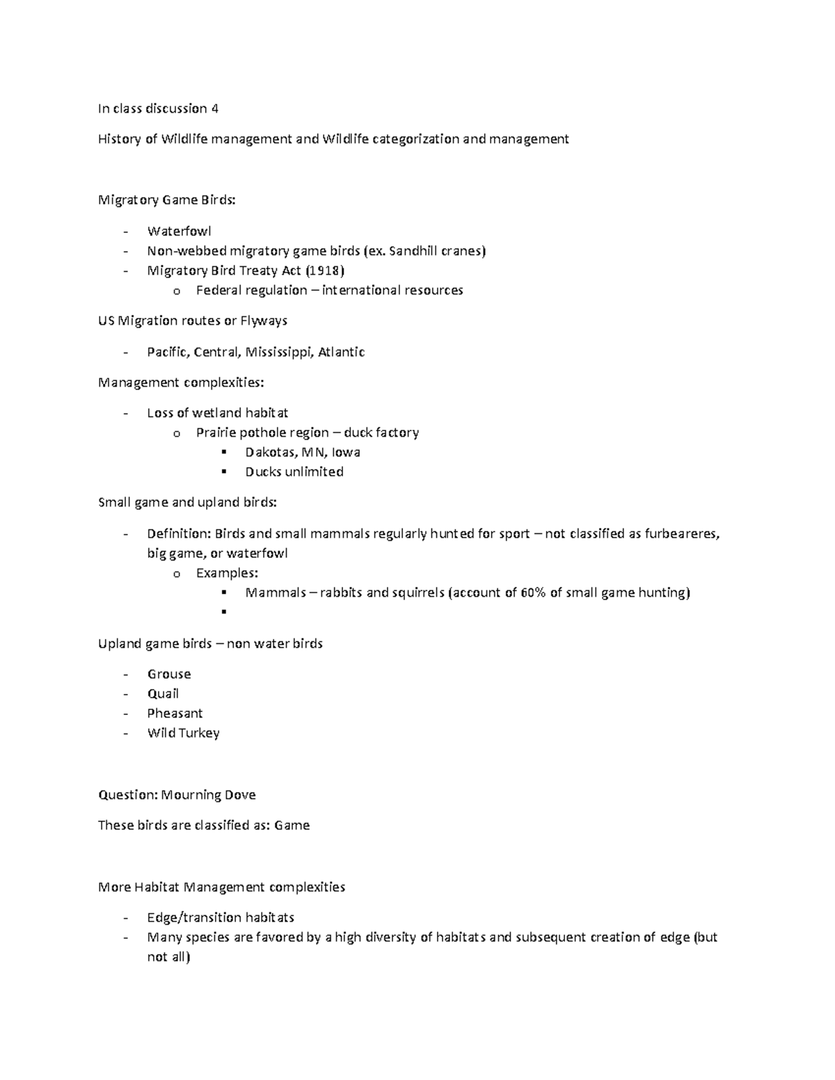 In class discussion 4 - Teacher: Ann Randall - In class discussion 4 ...