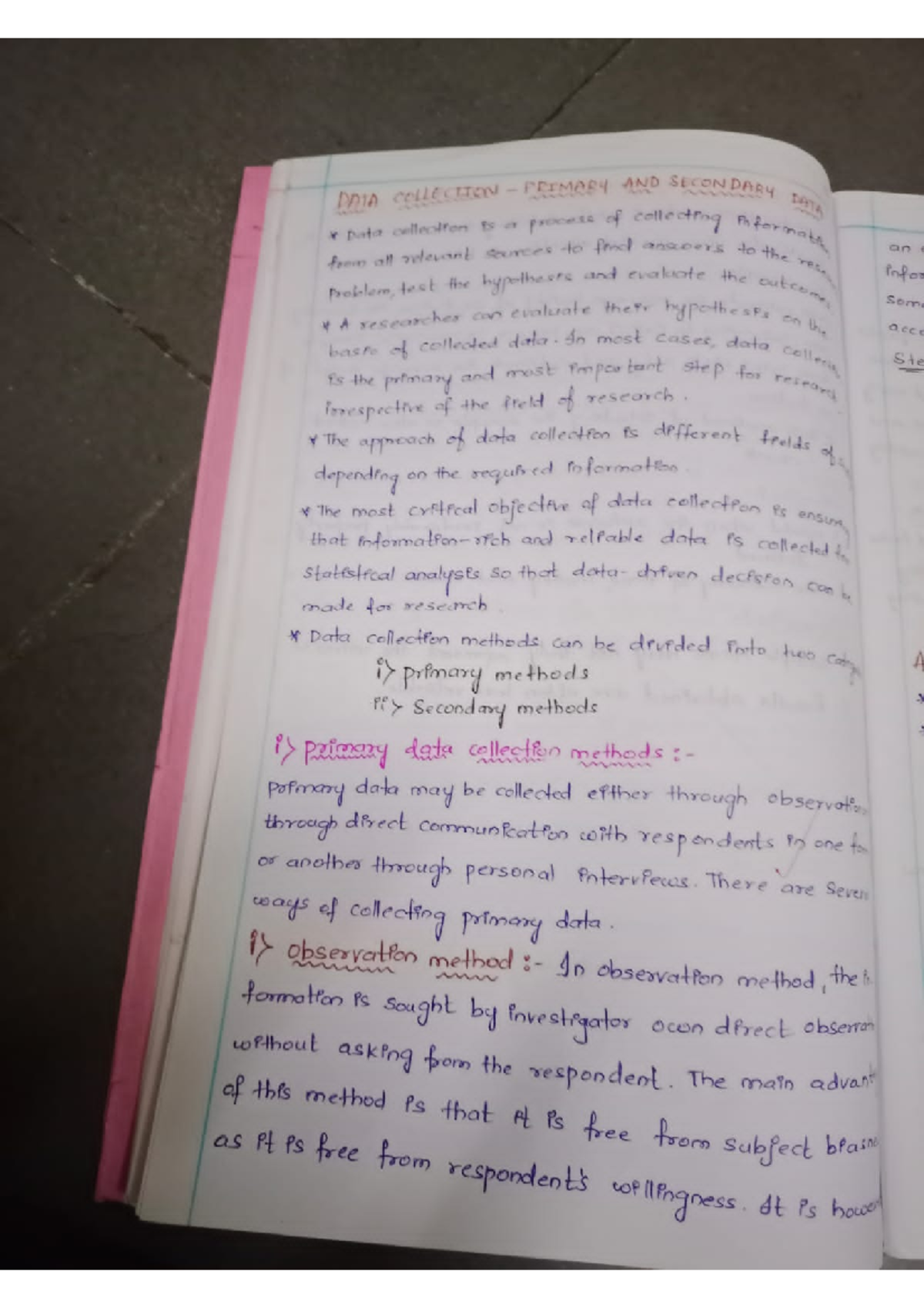 Data collection(Research methodology - Unit 1) - Academic Writing and ...